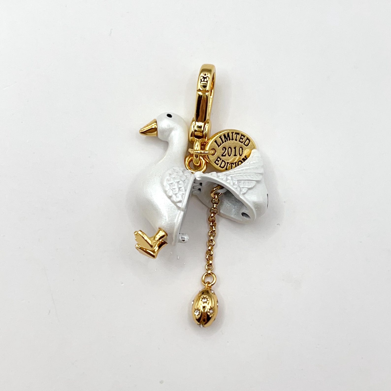 Jc633-juicy Couture White Goose Charm - Etsy