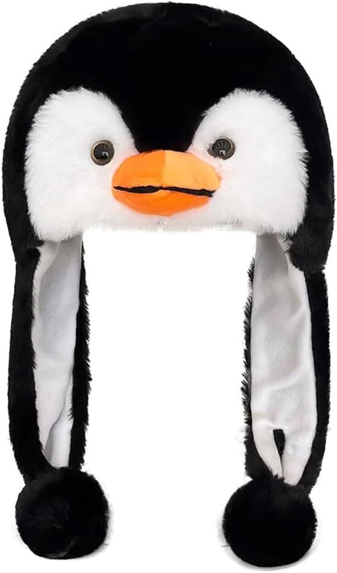 Plush Animal Hat – Soft Furry Ear Flap Cap, Cosplay Gift - Etsy