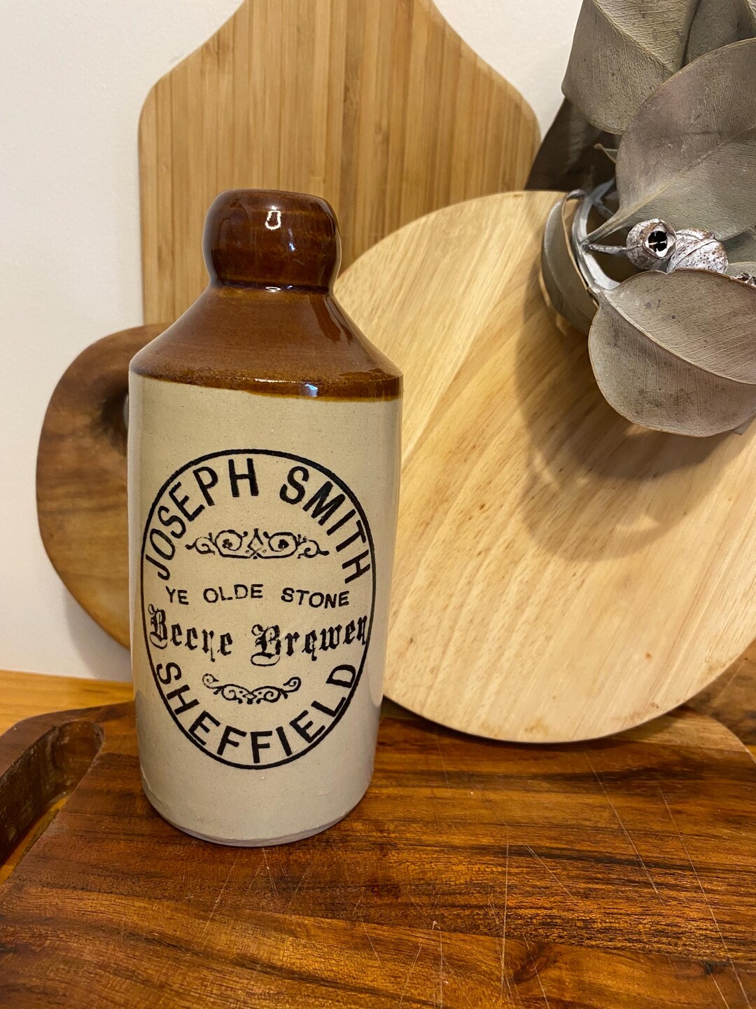 Vintage Joseph Smith “ye Olde Stone Beer Brewery” Bottle – Sheffield - Etsy