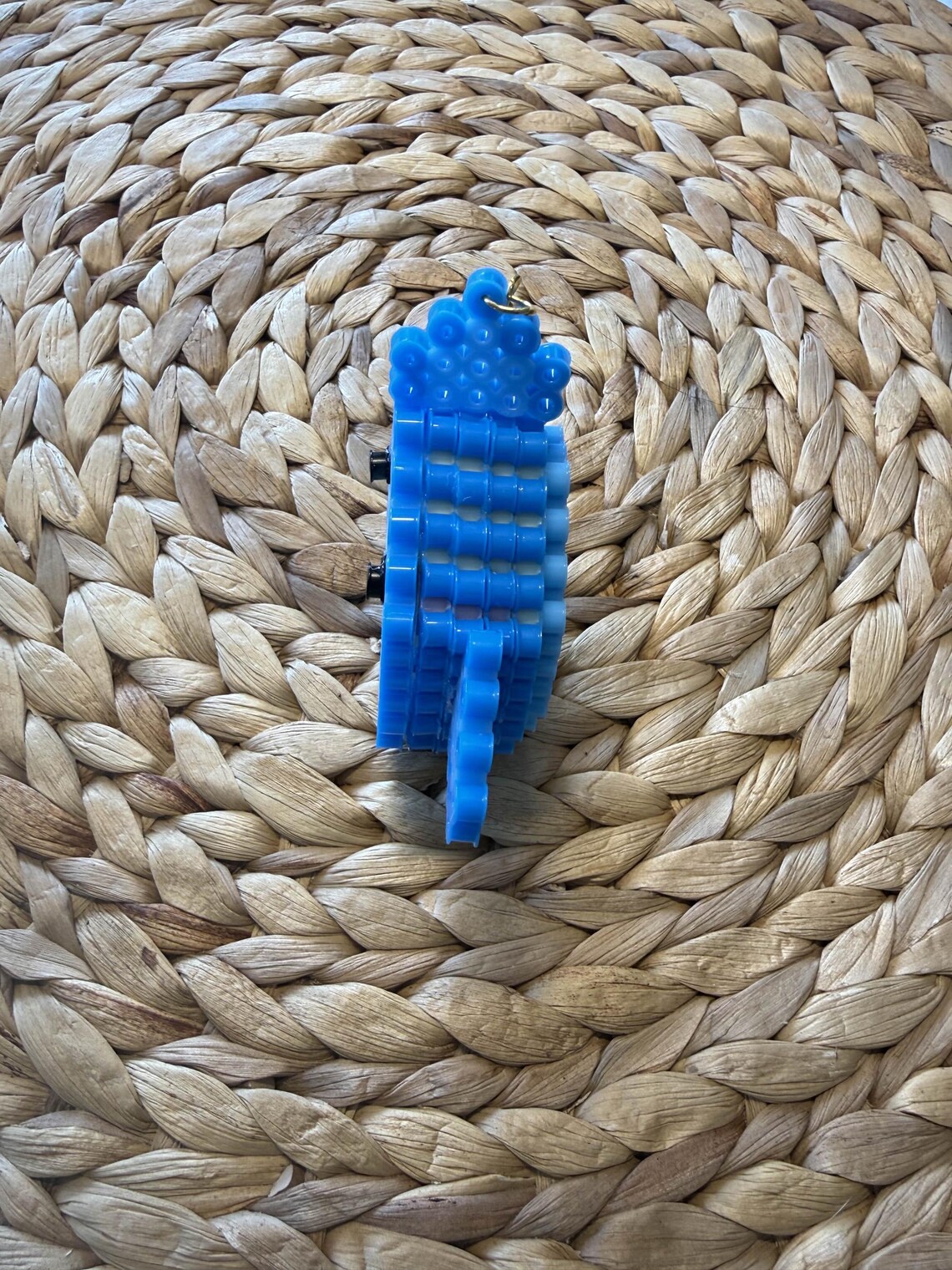 Shark 3D Perler Tamagotchi Shaker Keychain - Etsy