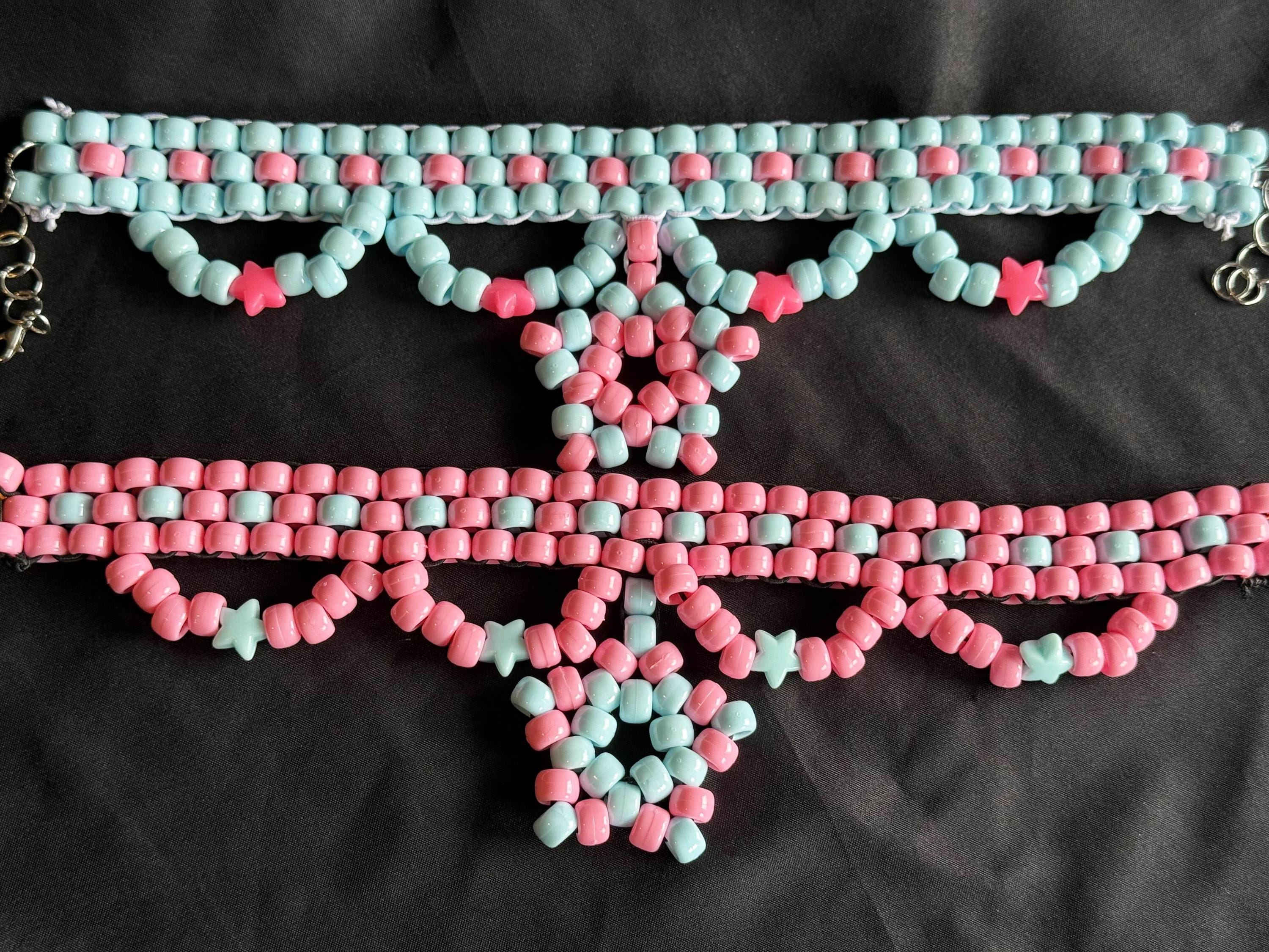 Custom Colours Star Kandi Choker/necklace - Etsy