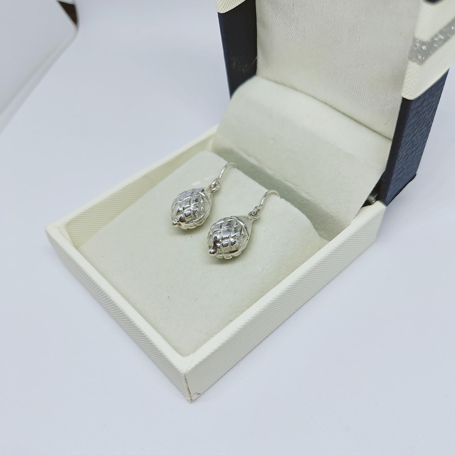 925 Sterling Silver Drop Earrings, Handmade Silver Jewelry for Women, Elegant Everyday Earrings ...