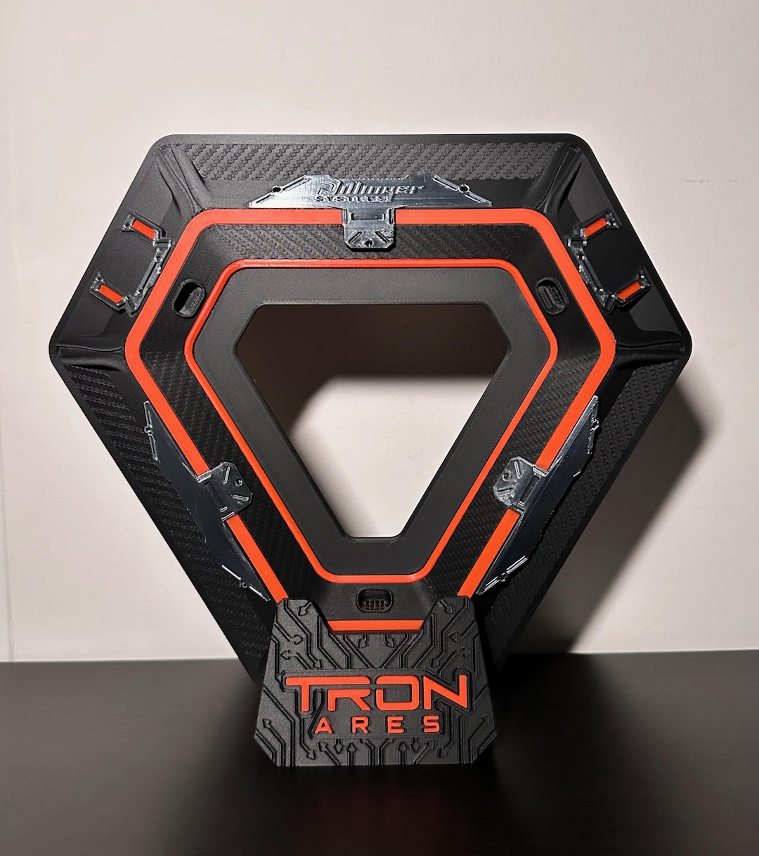 Tron Ares Identity Disc Display - Sci-fi Collectible - 3D Printed ...