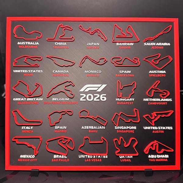 F1 Advent Calendar - Etsy Australia