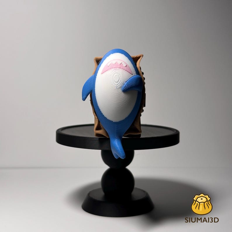 Shark Fidget Clicker Toy – 3D Printed Desk Fidget – Stealth or Clicky ...