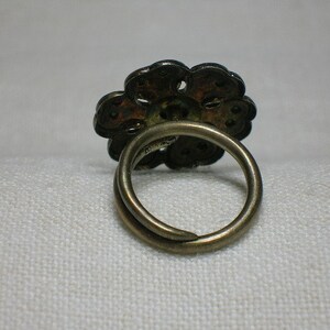 Antique Chinese Silver Hairpin Ring. Ching or Republic Era. Flower. ID1 ...