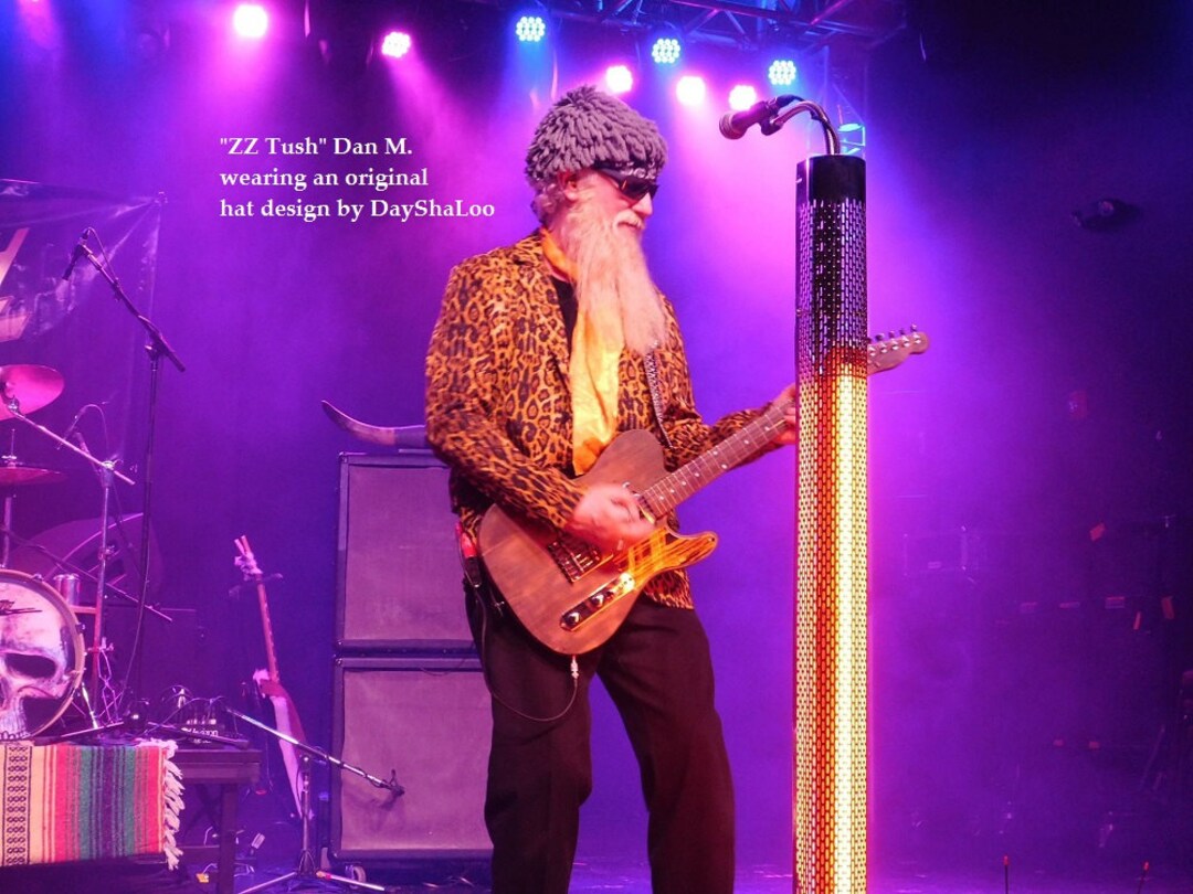 Billy Gibbons Inspired Hat ZZ Top Inspired Hat Dayshaloo - Etsy