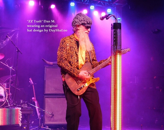 Billy Gibbons Inspired Hat, ZZ Top Inspired Hat, Dayshaloo Nudu Hat ...