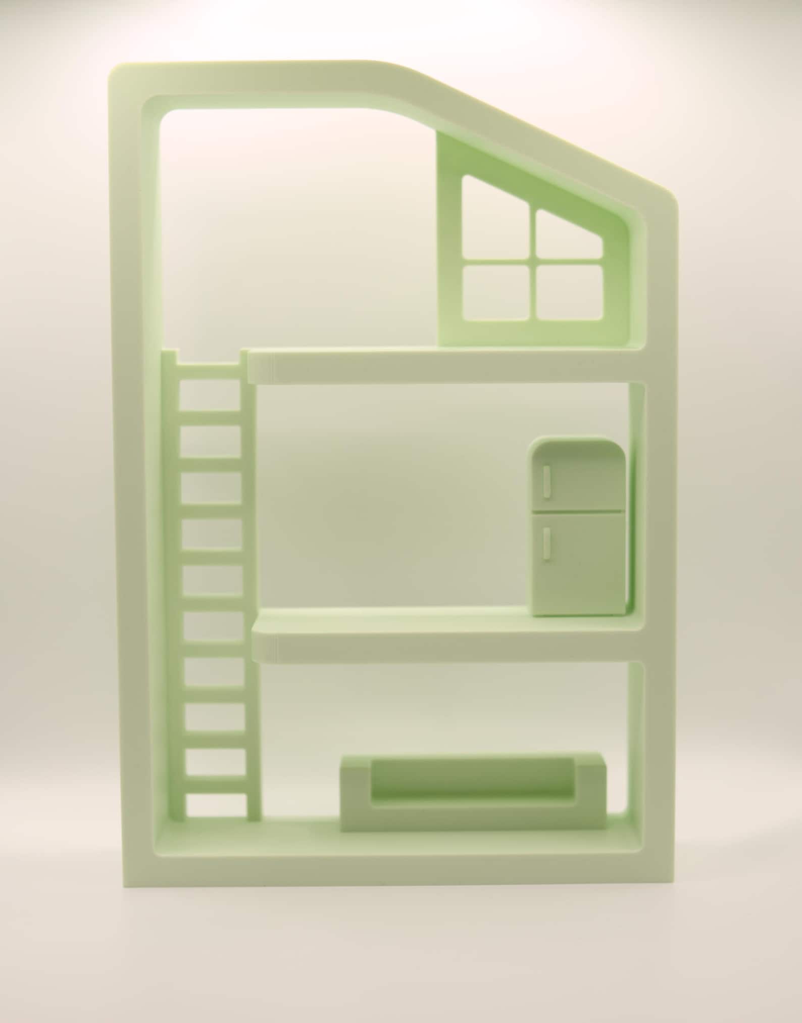 Smiski House Display Shelf With Bed - Etsy