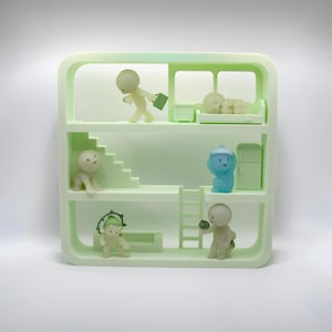 Large Wall Mountable Smiski House Display Shelf - Etsy