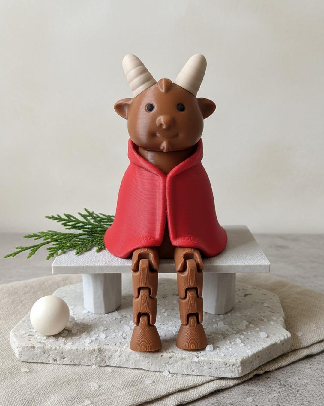 Flexi Goat 3D Model: STL & 3MF Files - Etsy