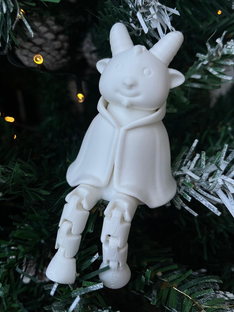 Flexi Goat 3D Model: Articulated Toy STL & 3MF - Etsy