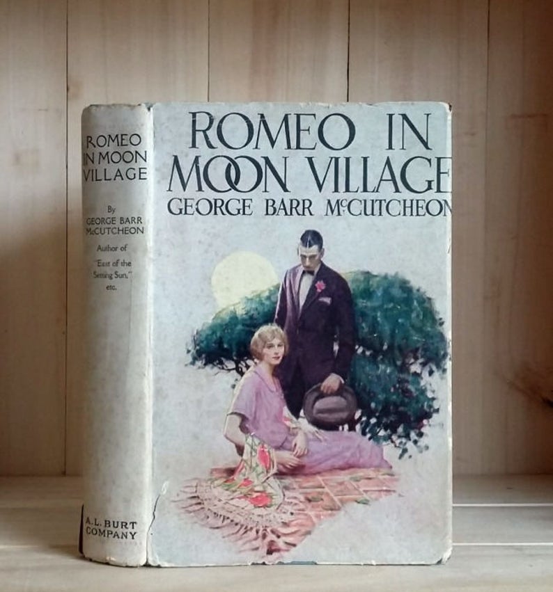 Antique Book Romeo in Moon Village by George Barr Mccutcheon - Etsy
