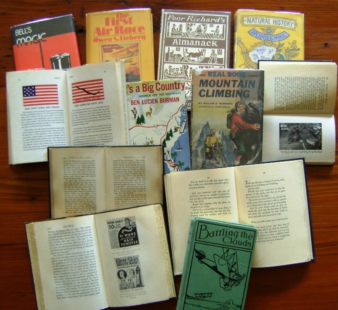 Vintage Monthly Book Club - 3 Month Subscription - Published 1800 to ...