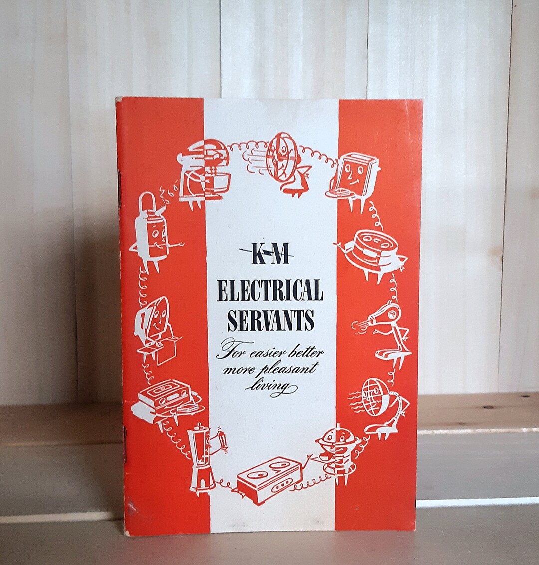K-M Electric Servants Antikes Rezeptheft circa 1940er Jahre Vintage ...