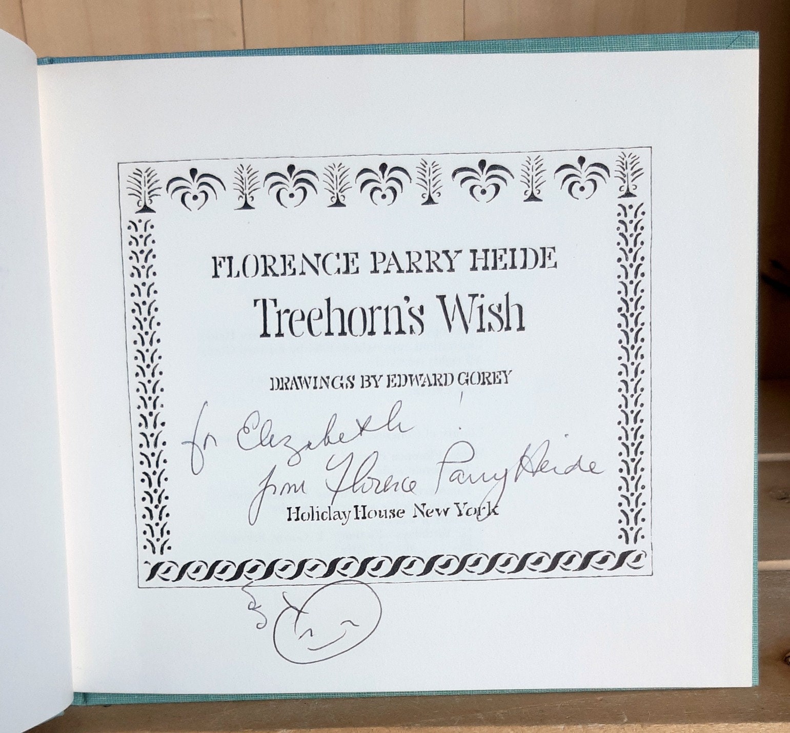 Treehorn's Wish by Florence Parry Heide Illustrated by Edward Gorey ...