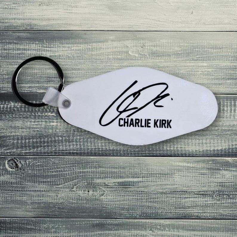 Freedom Keychain: Double-sided Logo or Signature - White or Red ...
