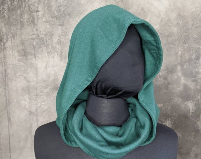 Distress Dyed Cotton Shawl Wrap Shemagh, Dark Green Drape, Wasteland ...