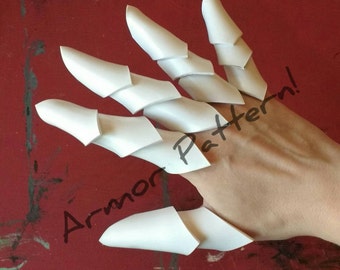 DIY Segmented Finger Armor / Cosplay Armor / Costume Armor/ Medieval ...