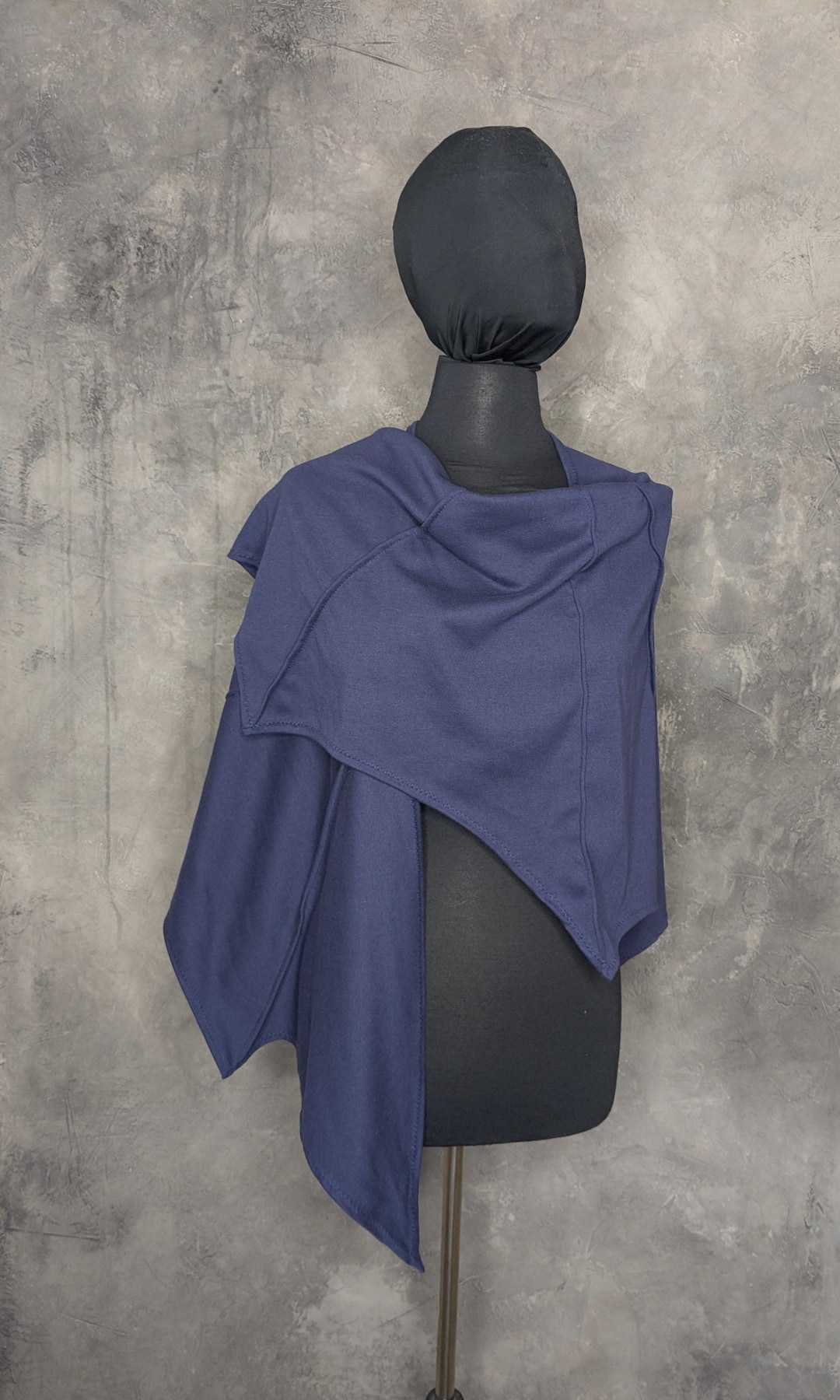 Wingspan Shawl: Comfy Cotton-blend Interlock - Machine Washable - Etsy