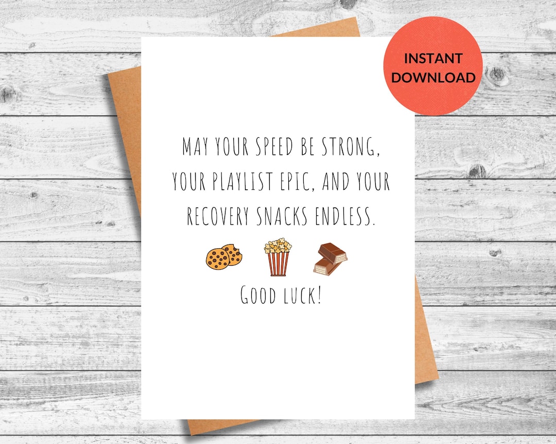 Printable "good Luck" Card: Cycling, Triathlon, Swimming, Running, Bike ...