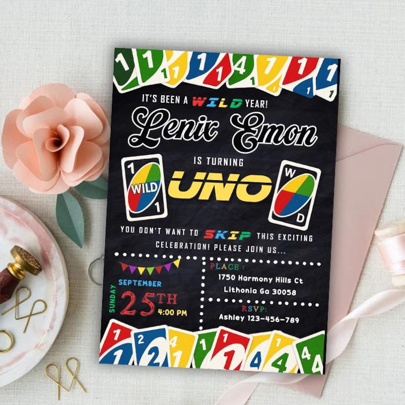 Uno Party - Etsy