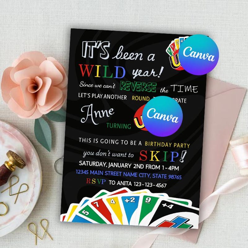 Uno Decorations - Etsy