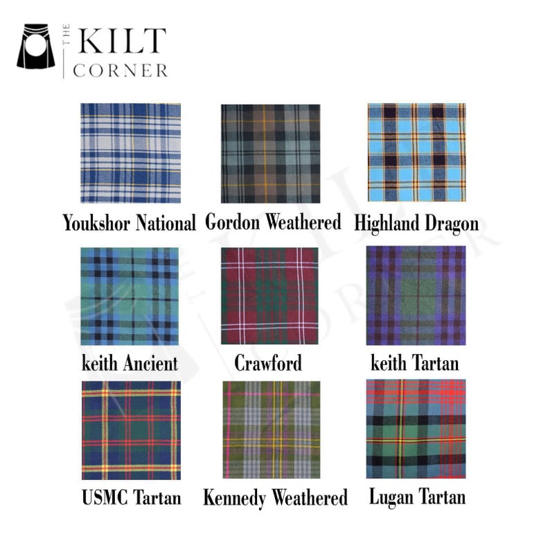Scottish Acrylic Wool Fabric Sold by Yards - Checkered Tartan Fabric ...