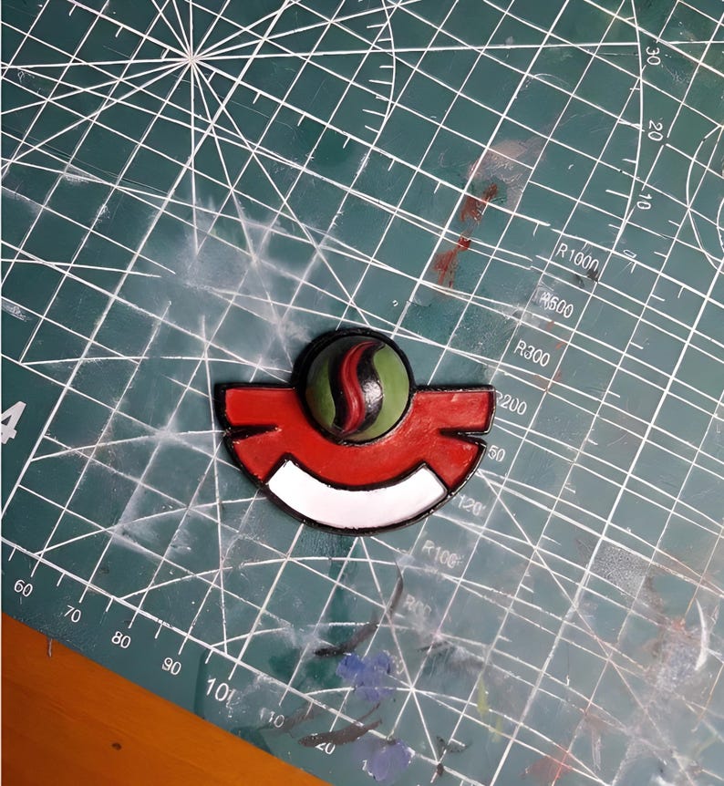 CUSTOM 3D Printed Brooch, Fantasy Cloak Pin, Video Game Medallion ...