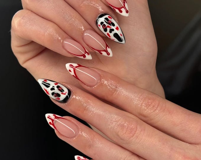VISCERA! // Horror Movie & Human Anatomy Custom Nail Set - Reusable ...