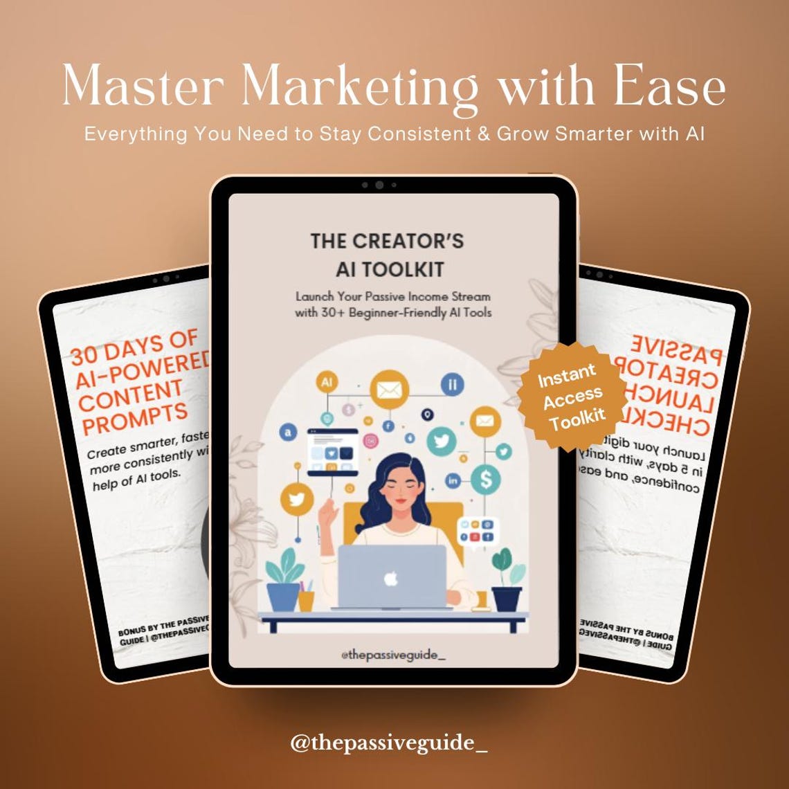 Passive Income Starter Kit | Digital Guide + Free Class | Beginner ...