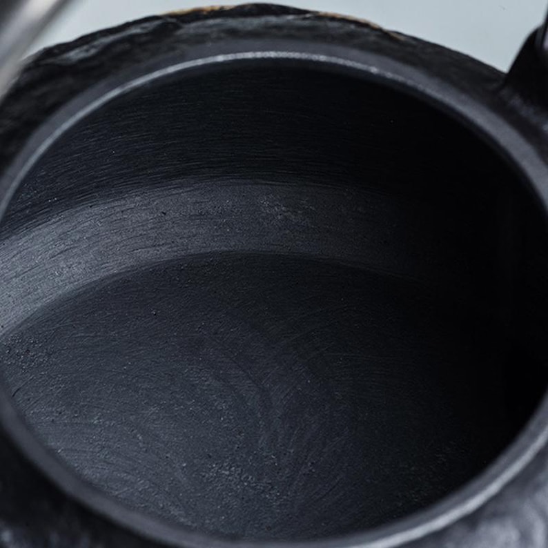 Embossed Goldfish Iron Kettle | Fireplace Kettle | Handmade Cast Iron ...