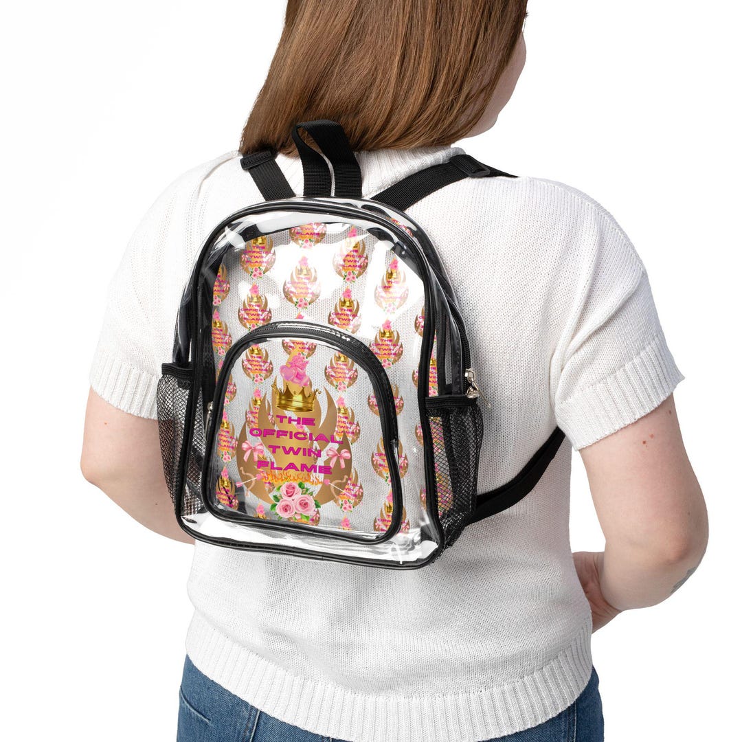 The Official Twin Flame Clear Backpack - Etsy