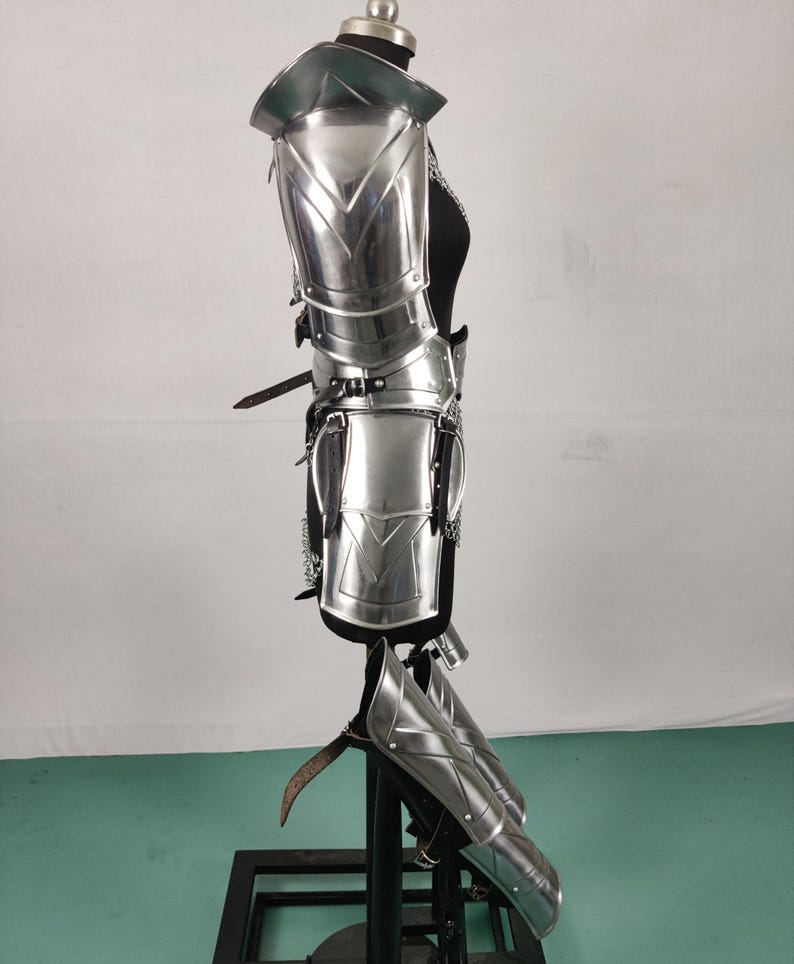 Brave Lady Knight Armor Set Medieval Fantasy Cosplay Costume With ...