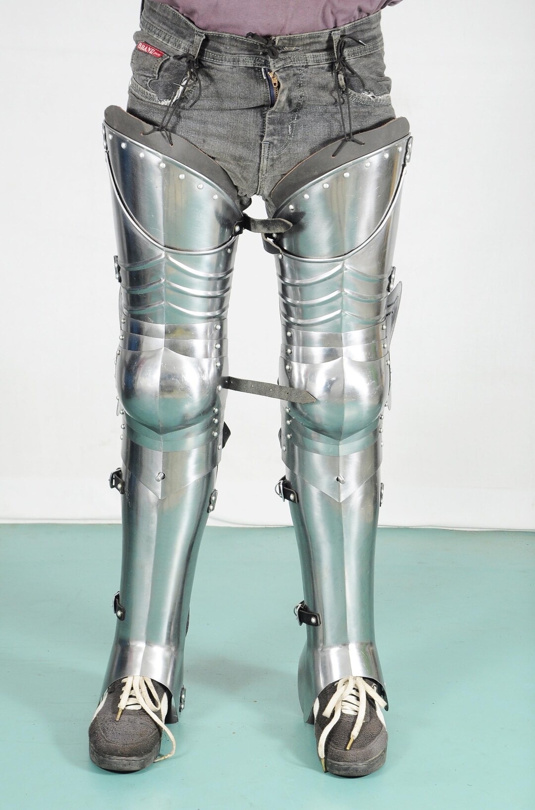 Handcrafted Steel Full Leg Armor Set - Knight Cosplay Costume - Etsy