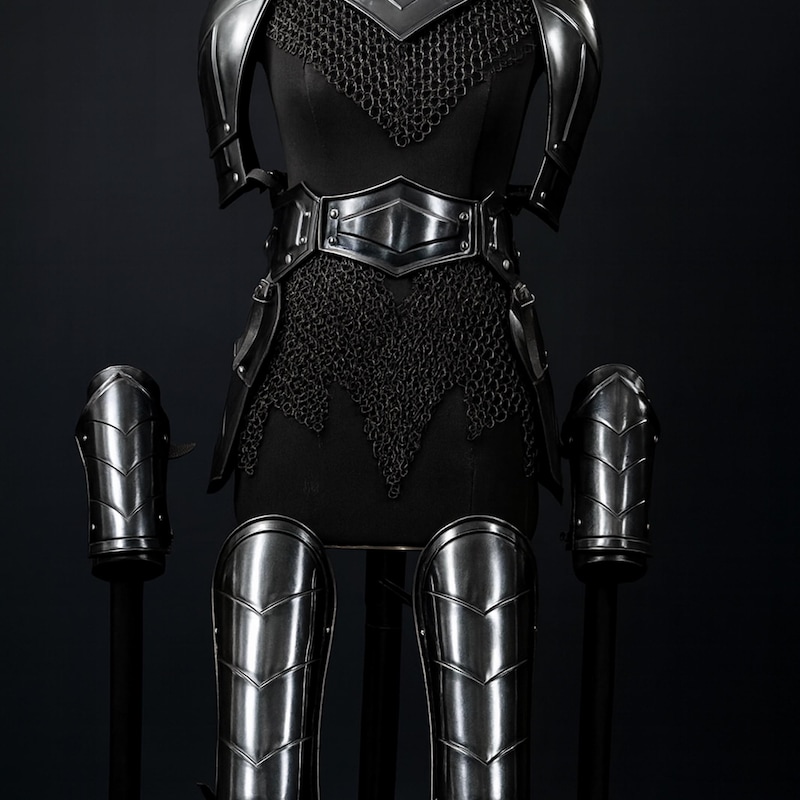 Black Metal Armor Female - Etsy