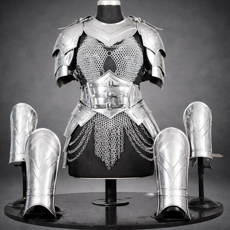Female Knight Armor Suit - Etsy