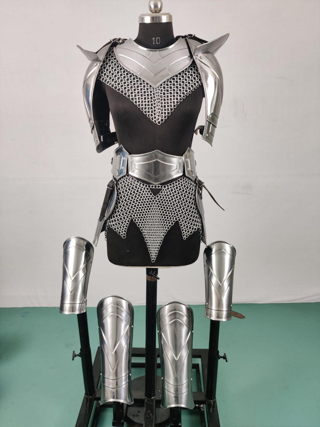 Brave Lady Knight Armor Set Medieval Fantasy Cosplay Costume With ...