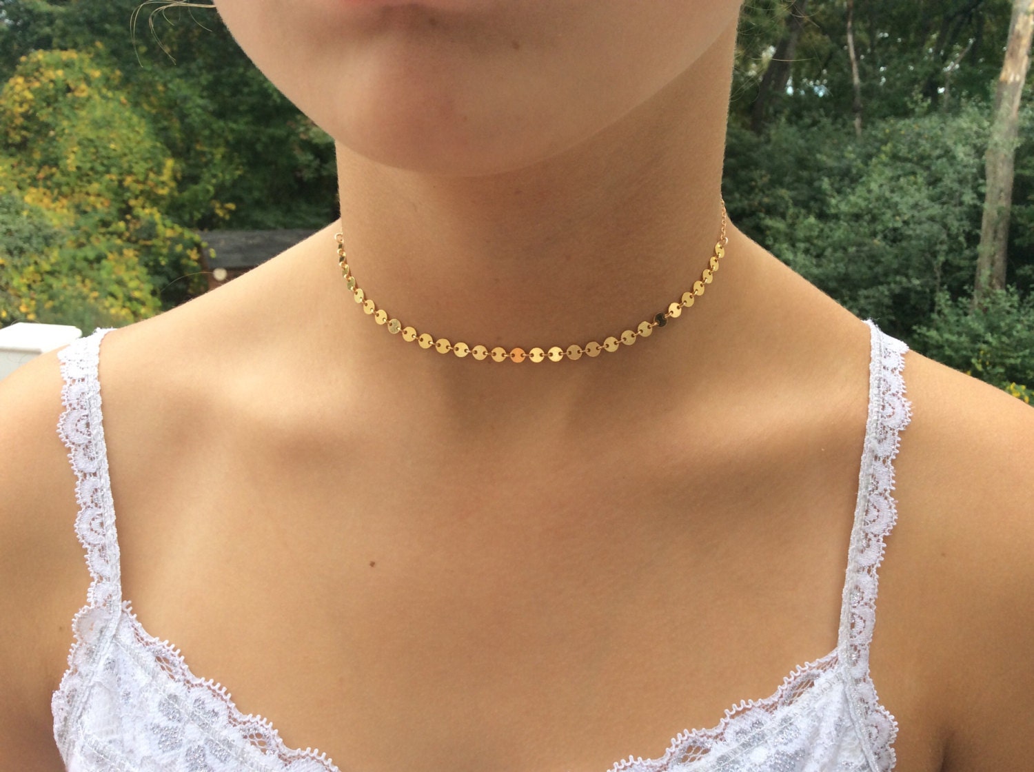 Horseshoe Dainty Necklace Gold Dainty Necklace Gold Gold Necklace Danty ...