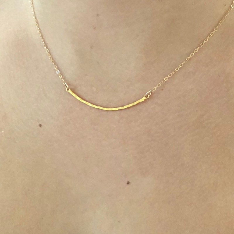 Simple Gold Necklace - Etsy