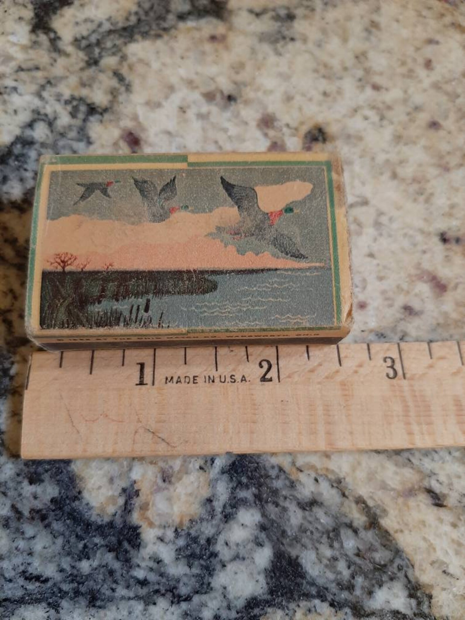 Small Vintage Matchbox Ohio Blue Tip Made in the USA Flying - Etsy