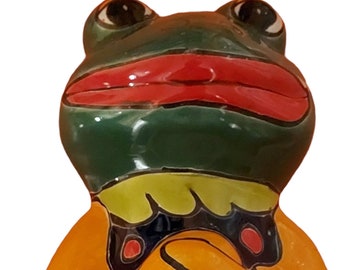 Talavera Wall Frog Pottery - Etsy
