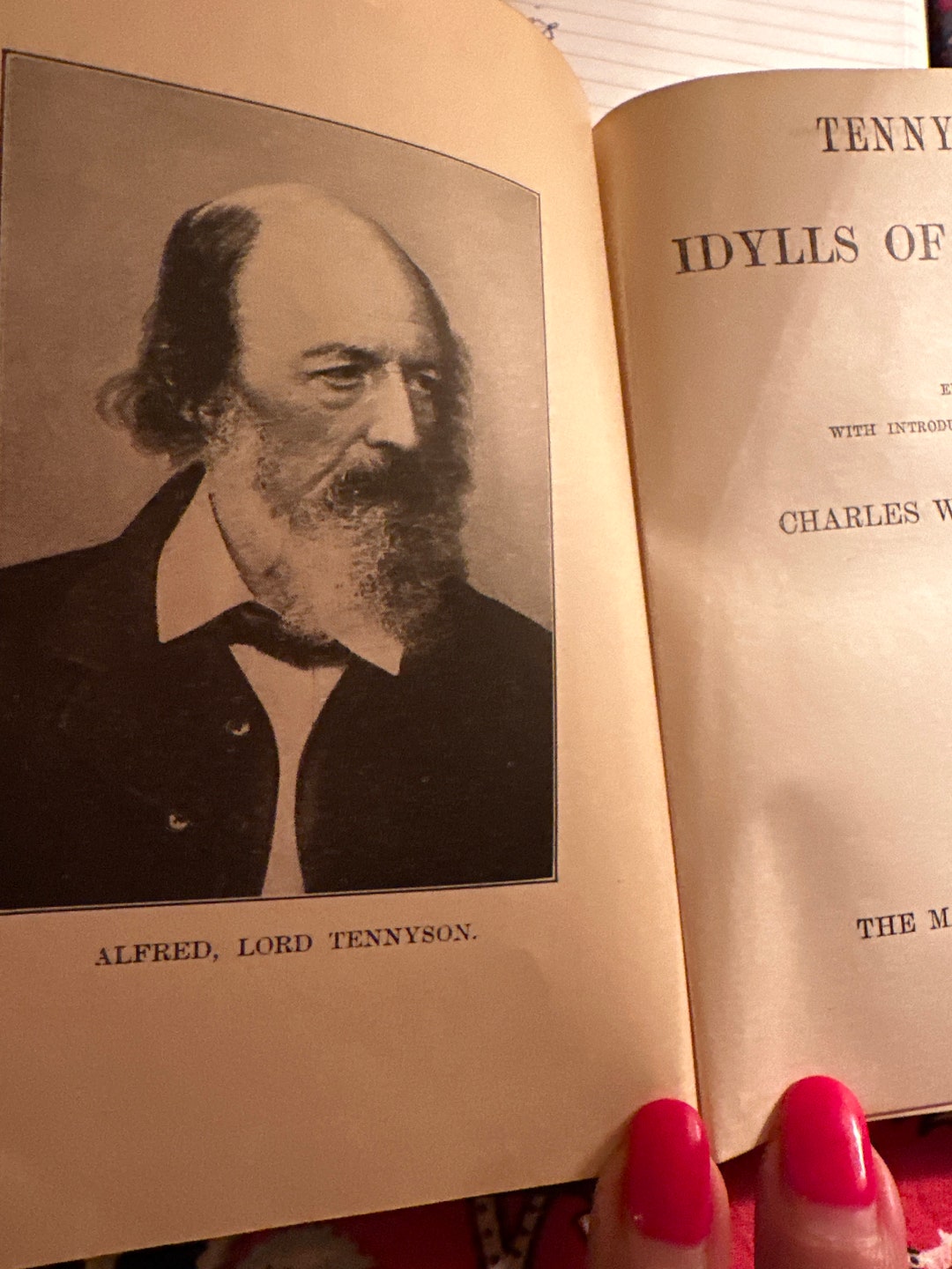 Antique Book Tennyson Idylls of the King 1926 - Etsy