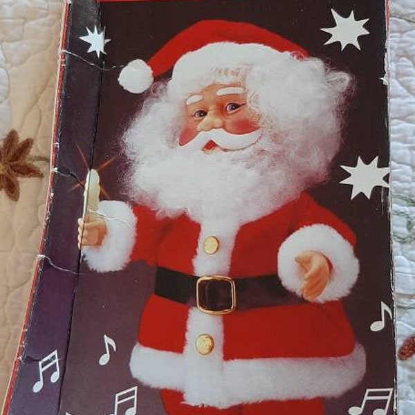 Musical Santa Claus - Etsy