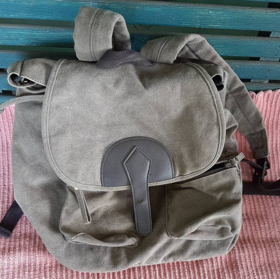 Vintage military canvas backpack - Gem