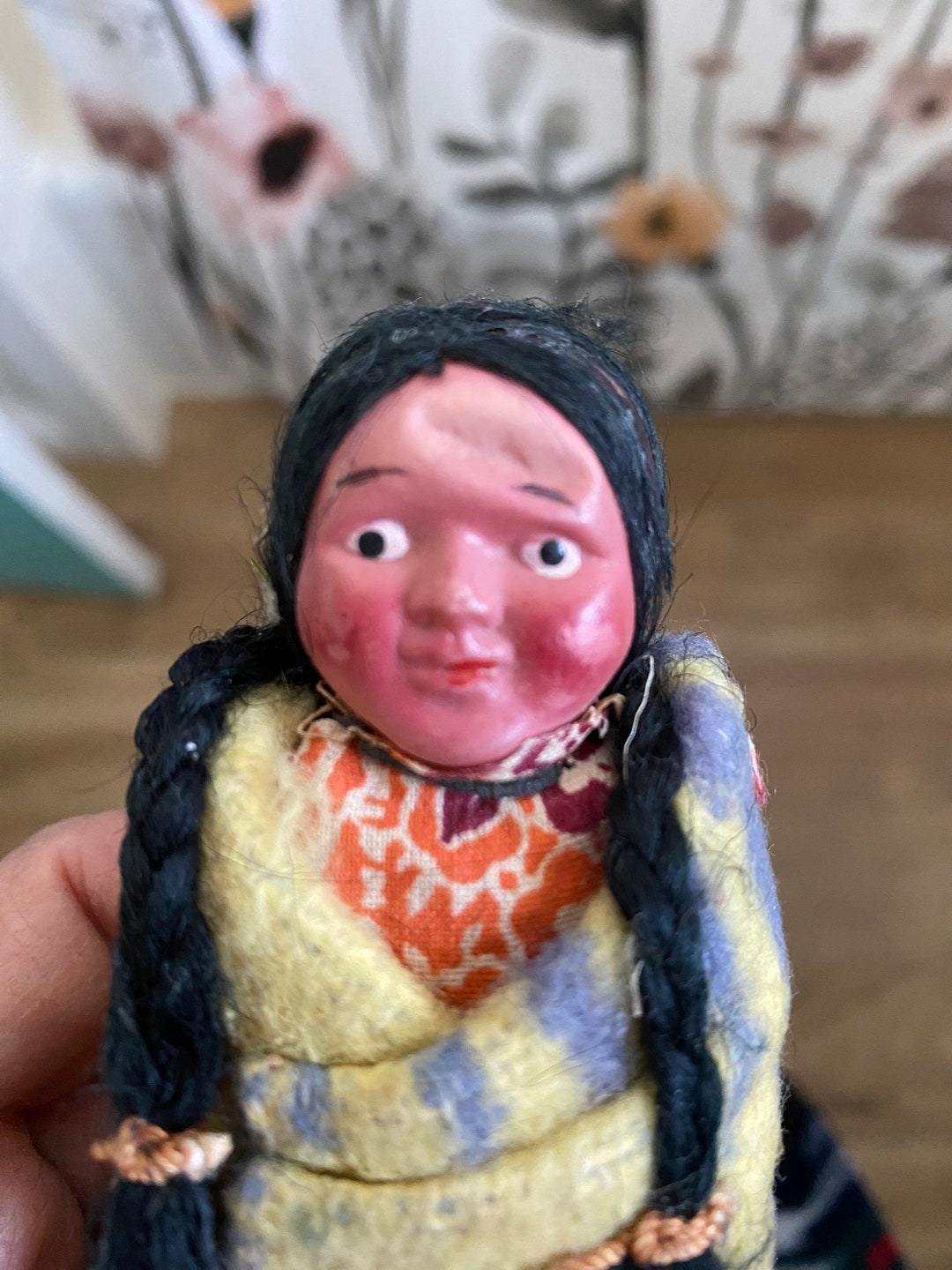 Vintage 1950’s Skookum Native American Miniature Doll With Native ...
