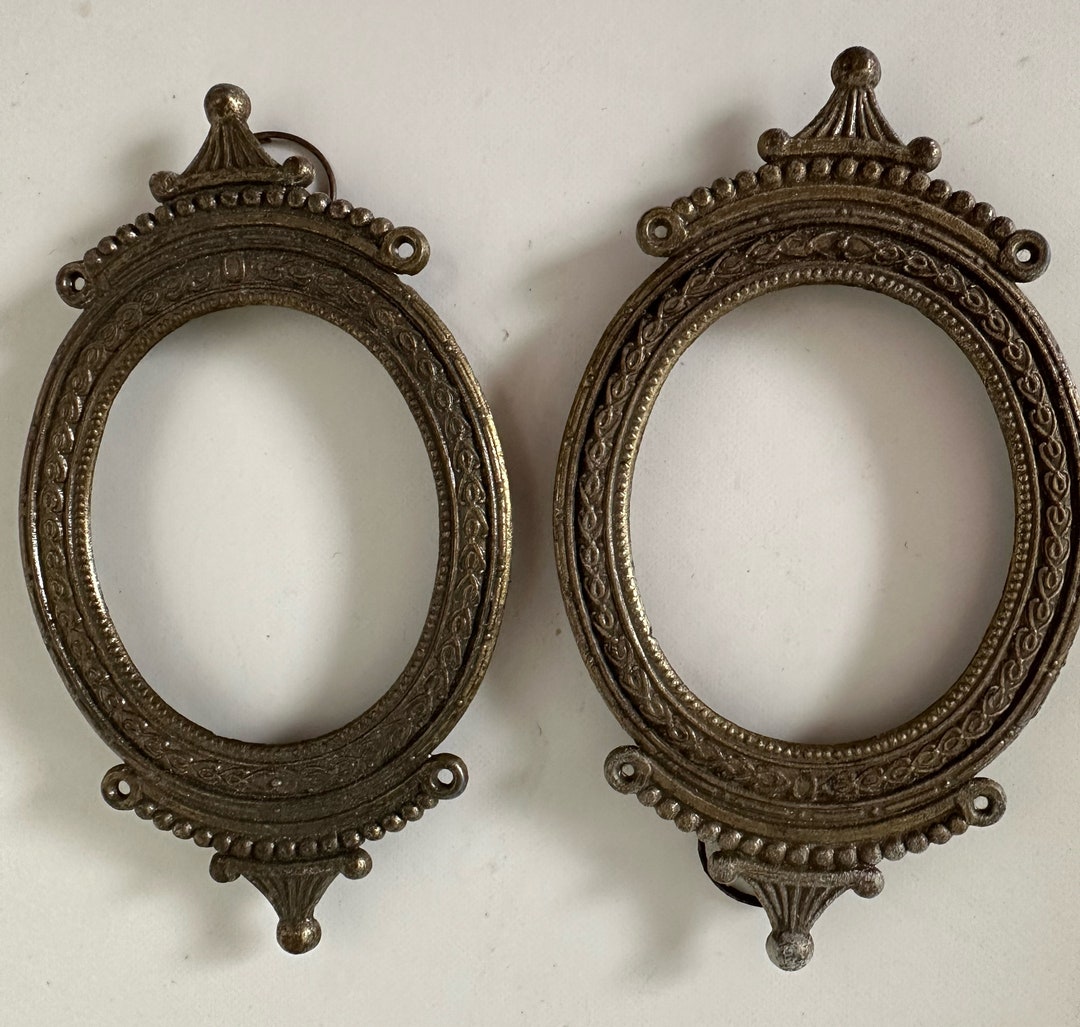 Miniature Hanging Metal Picture Frames Made in Italy Christmas Tree ...