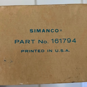 Vintage Singer Sewing Machine Parts Simanco #161794 USA Attachments ...