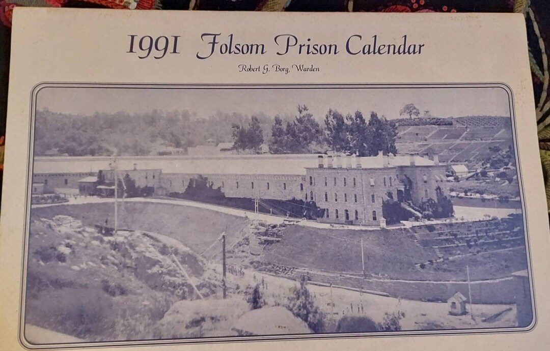 Vintage 1991 Folsom Prison Calendar. - Etsy