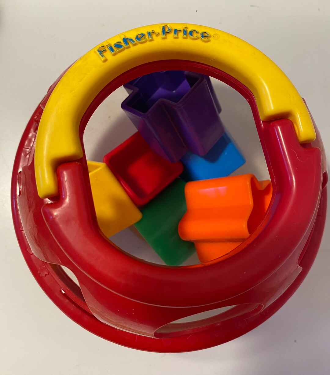 Vintage Fisher Price Round Ball Shape Sorting Toy 1992 - Etsy